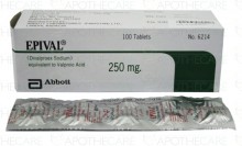 Epival Tab 250mg 10x10's