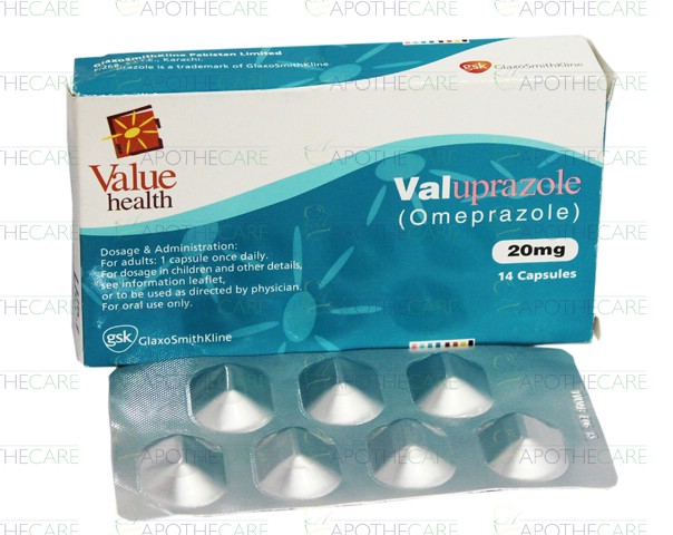 Valuprazole Cap 20mg 14's