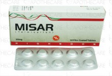 Misar Tab 20mg 10's