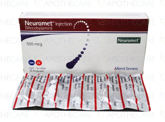 Neuromet Inj 500mcg 10Ampx1ml