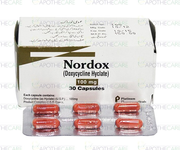 Nordox Cap 100mg 5x6's
