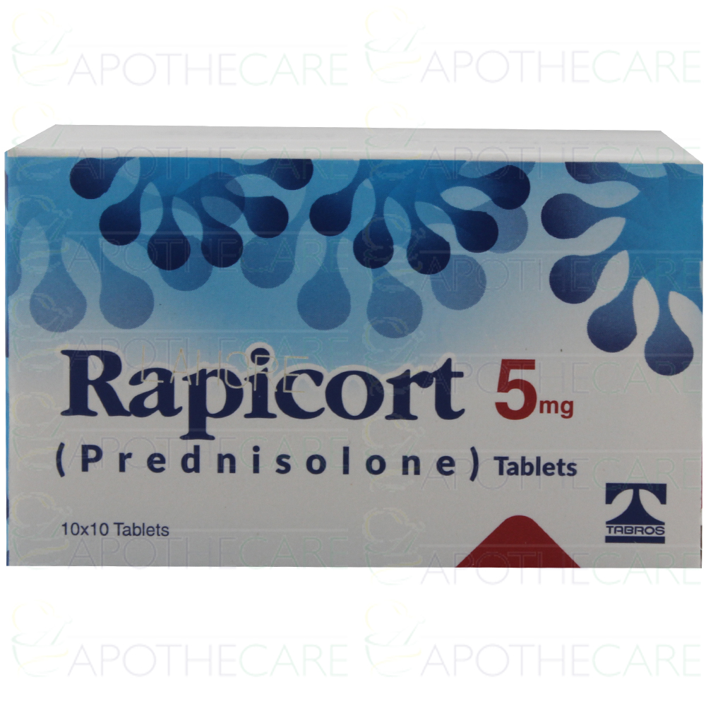 Rapicort 5mg Tab 100's