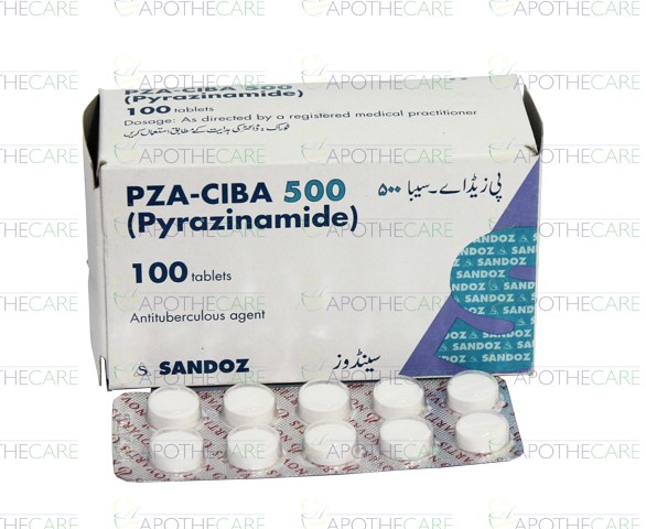 PZA-Ciba Tab 500mg 100's