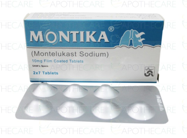 Montika Film Coated Tab 10mg 2x7's