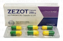 Zezot Cap 250mg 6's