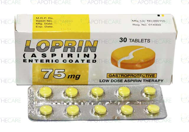 Loprin Tab 75mg 30's