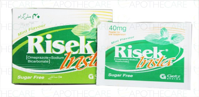 Risek Insta Powder Sachet 40mg 10's