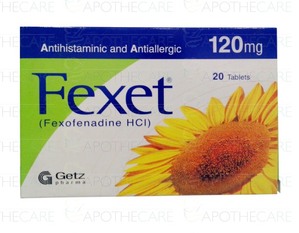 Fexet Tab 120mg 20's