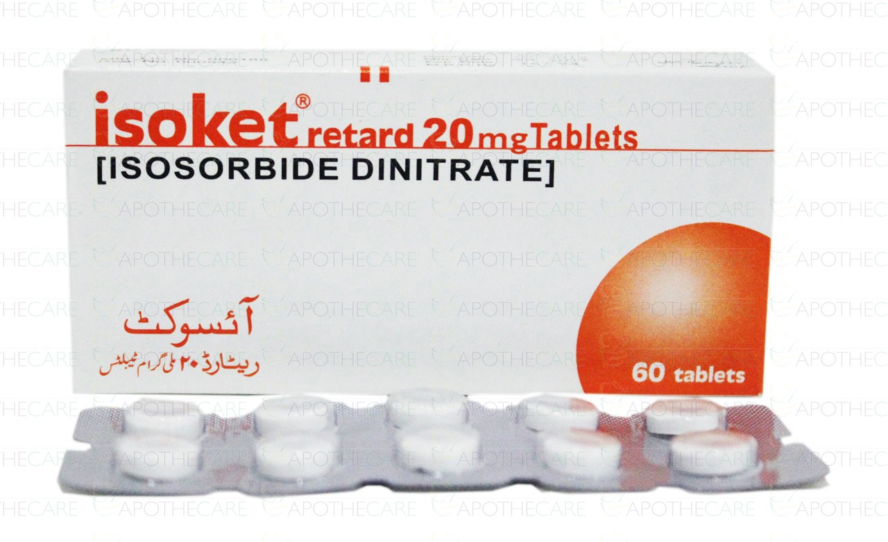 Isoket Retard Tab 20mg 6x10's