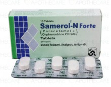 Samerol-N Forte Tab 650mg/50mg 10's