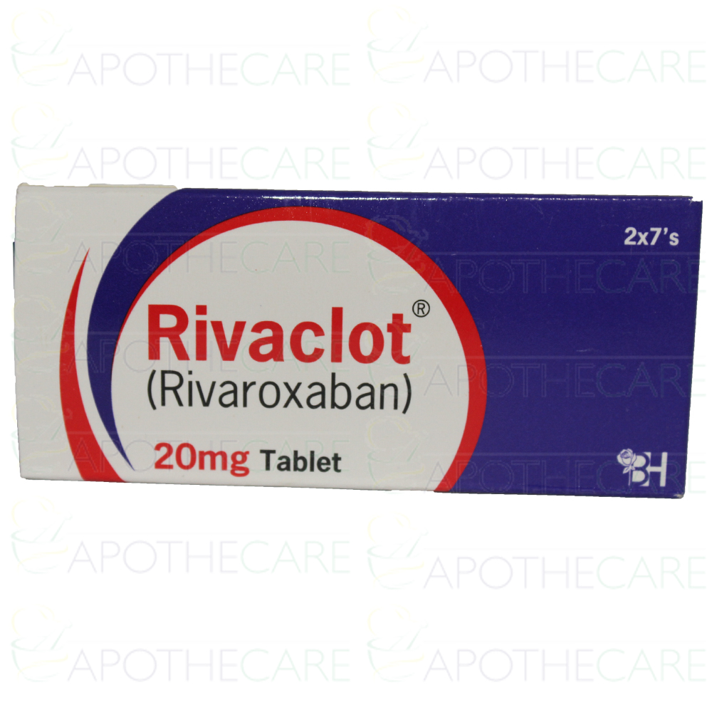 Rivaclot Tab 20mg 14's
