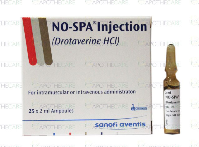 No-Spa IM/IV Inj 40mg 25Ampx2ml