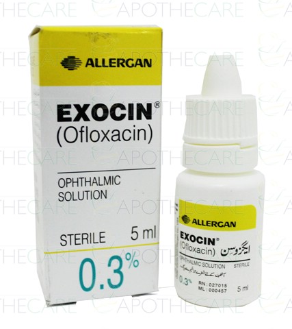 Exocin Ophthalmic Sol 0.3% 5ml