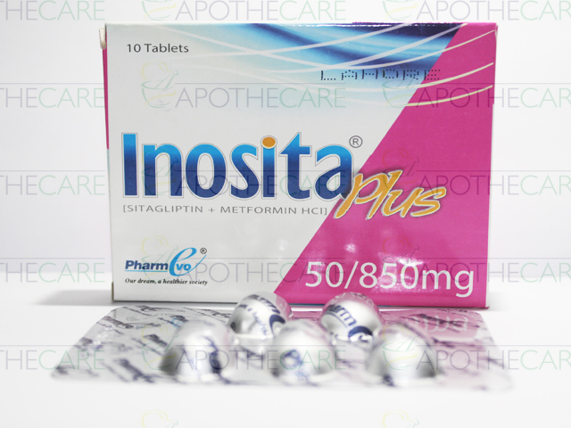 Inosita Plus Tab 50mg/850mg 10's