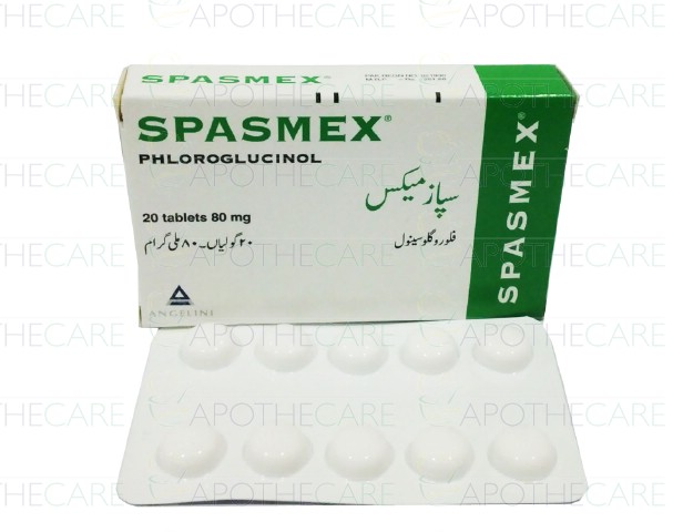 Spasmex Tab 80mg 20's