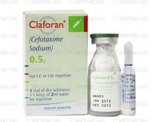 Claforan Inj 500mg 1Vial