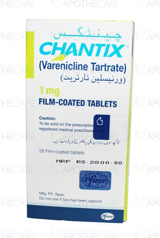 Chantix Tab 1mg 28's
