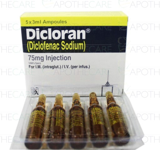 Dicloran Inj 75mg 5Ampx3ml