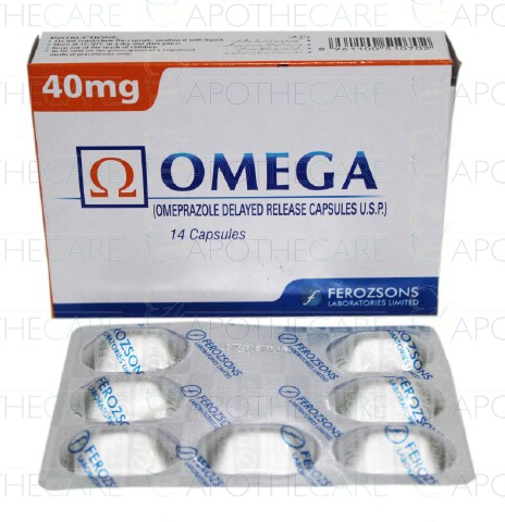 Omega Cap 40mg 2x7's