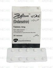 Zofran Tab 4mg 30's
