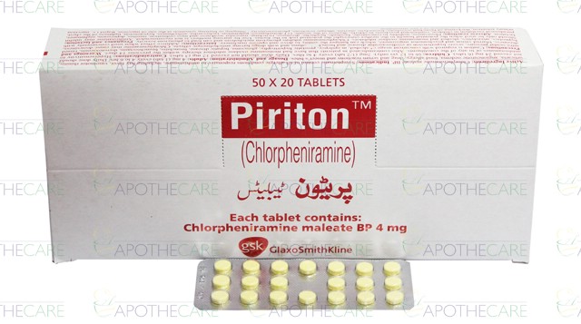 Piriton Tab 4mg 1000's
