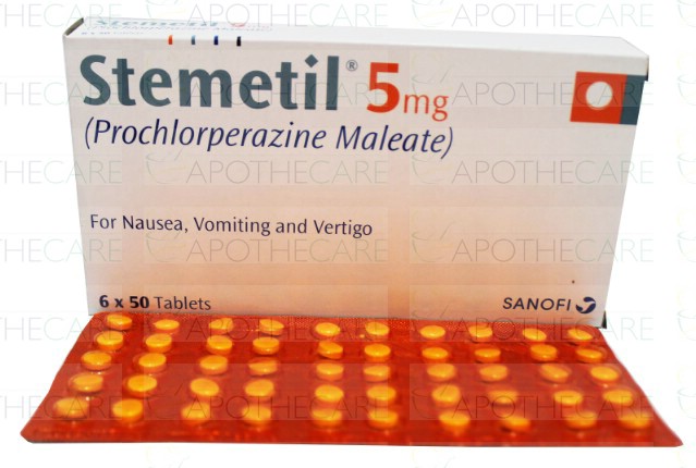 Stemetil Tab 5mg 6x50's